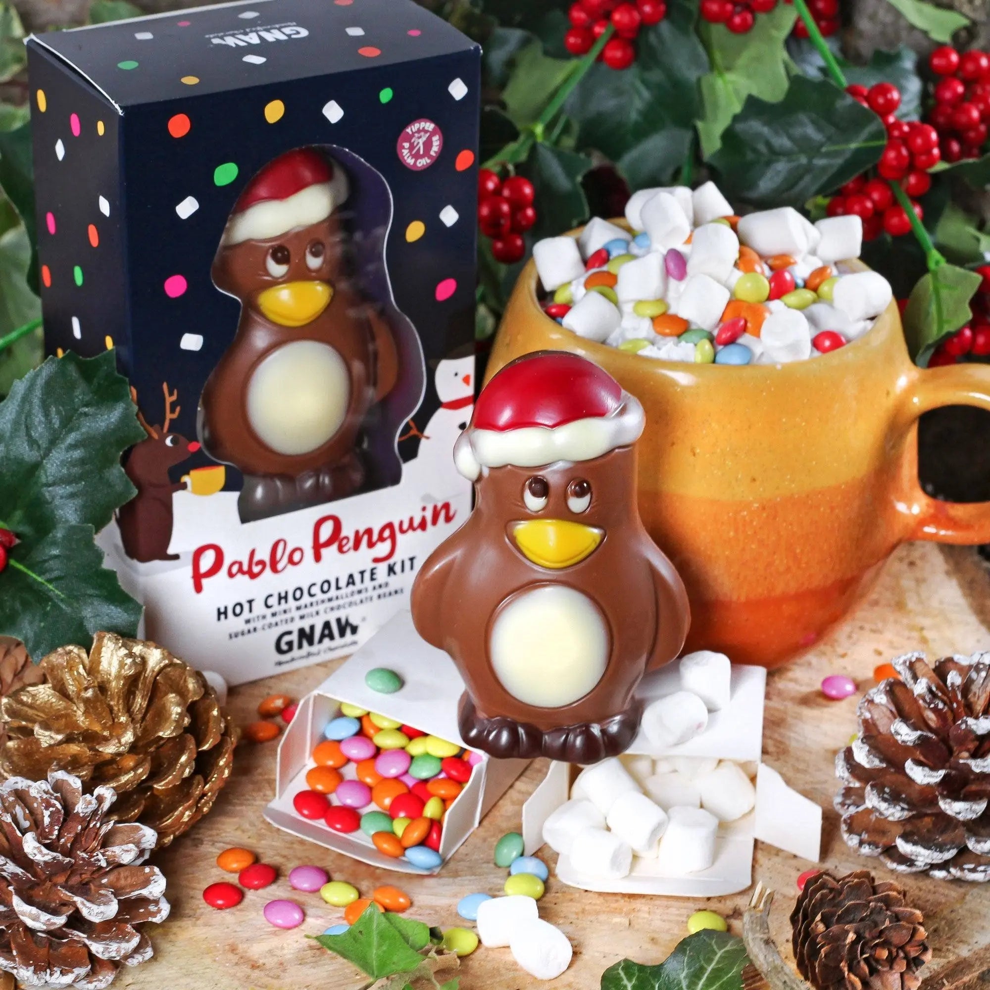 Pablo Penguin - *NEW* Hot Chocolate Kit – GNAW Chocolate