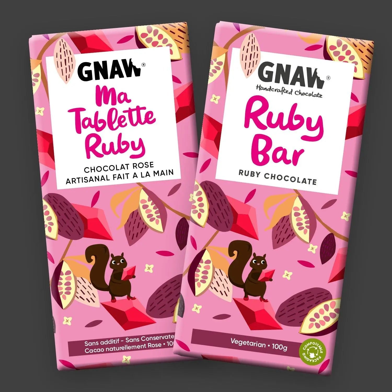 Ruby Chocolate Bar Coming Soon – GNAW Chocolate