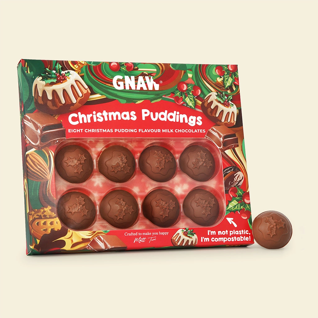 Christmas Puddings - Novelty Christmas Chocolate Gift – GNAW Chocolate