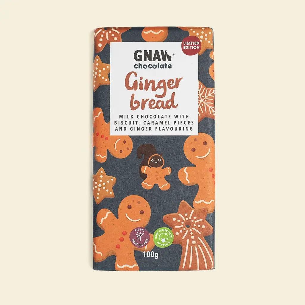 Gingerbread Milk Chocolate Bar | Ginger Chocolate | GNAW